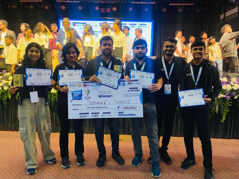 Smart India Hackathon (SIH) 2024,Team Vormir from Pune presents their ...